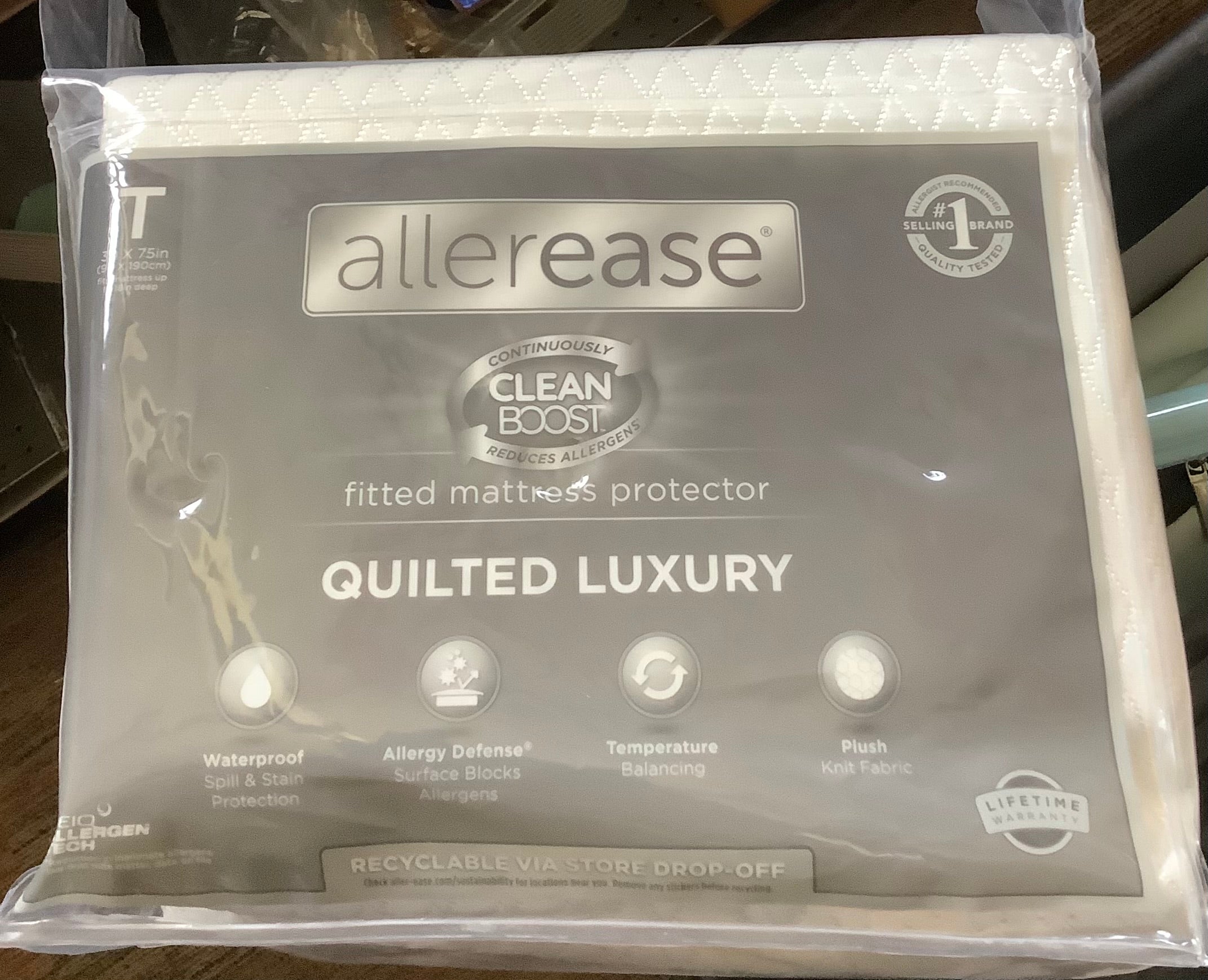 Allerease Twin Clean Boost Temperature Regulating Fitted Mattress Prot – Discount 70 Online
