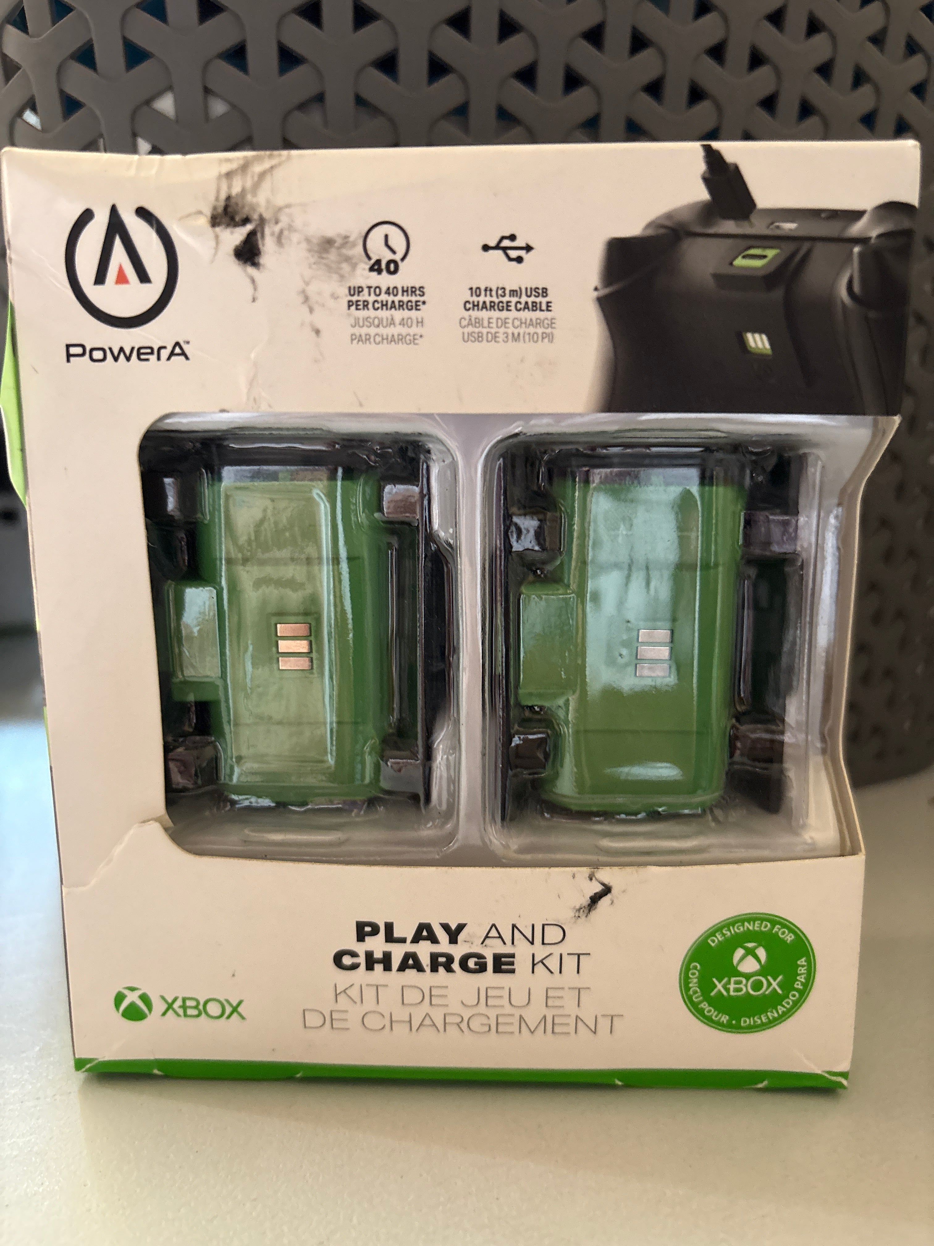 PowerA Play & Charge Kit for Xbox, Wireless Controller Charging, Xbox ...