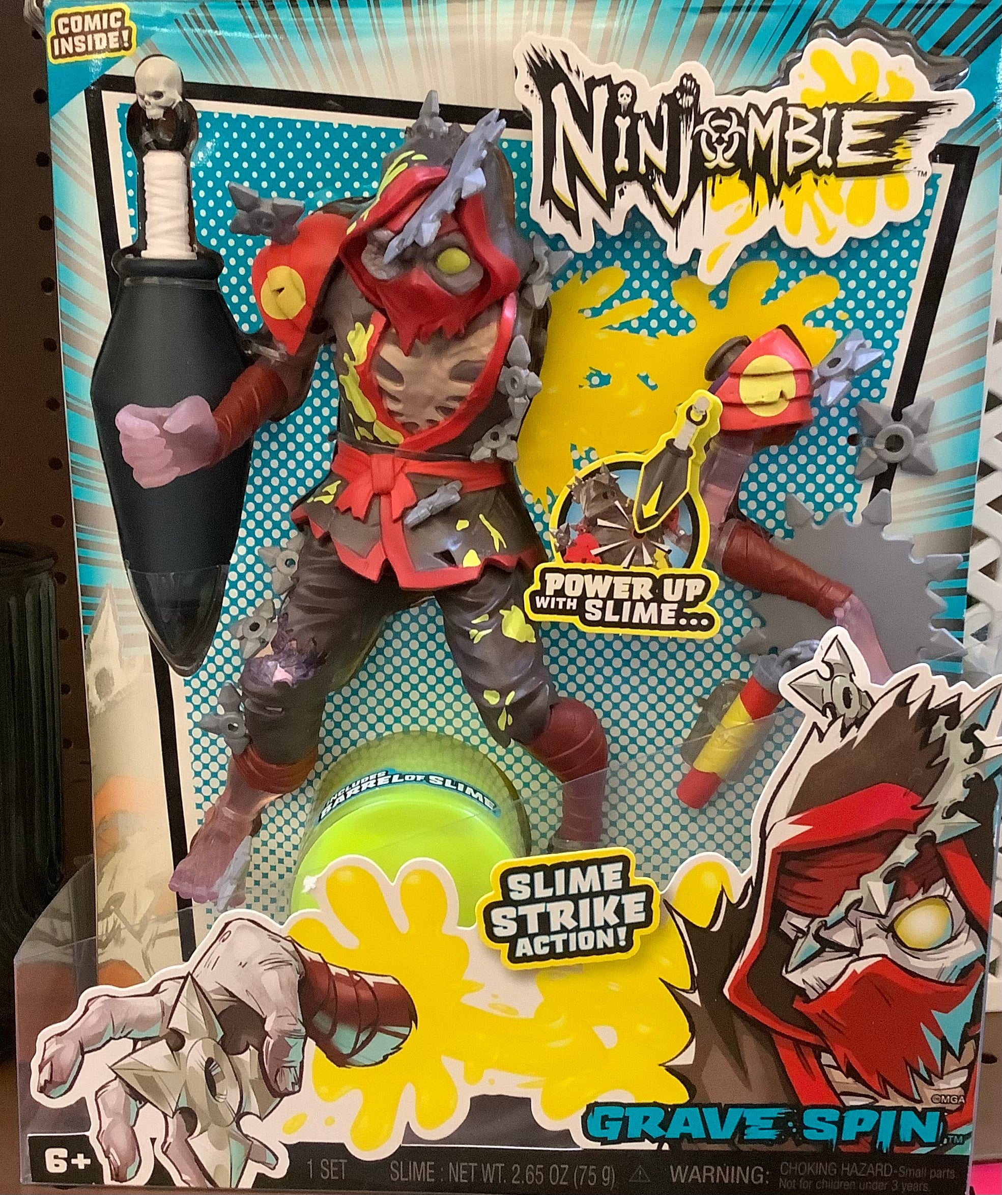 Ninjombie Action Figure - Grave Spin: 3 Points Articulation, Horror Mo ...