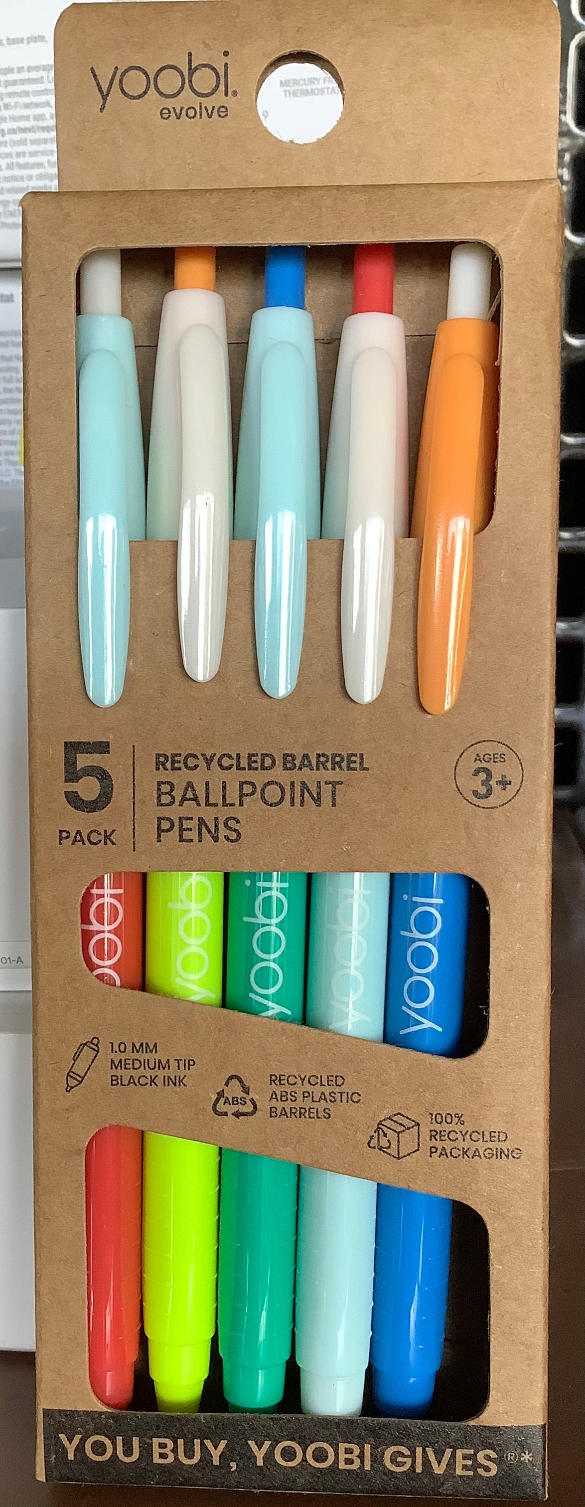 Yoobi Evolve Ballpoint Pen 5pk Retractable Set – Discount 70 Online
