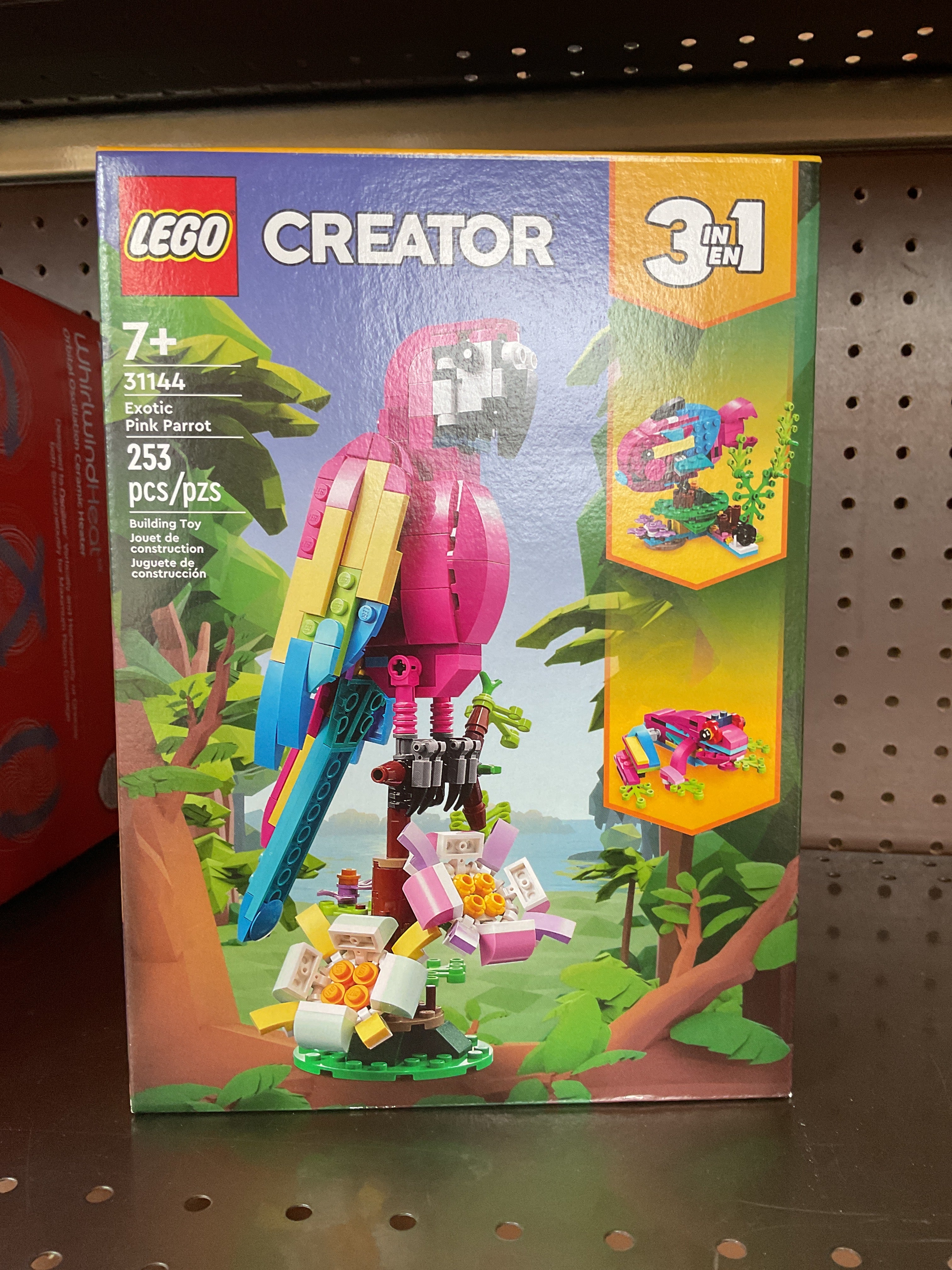 LEGO Creator Exotic Pink Parrot 3in1 Building Toy Set 31144 – Discount ...
