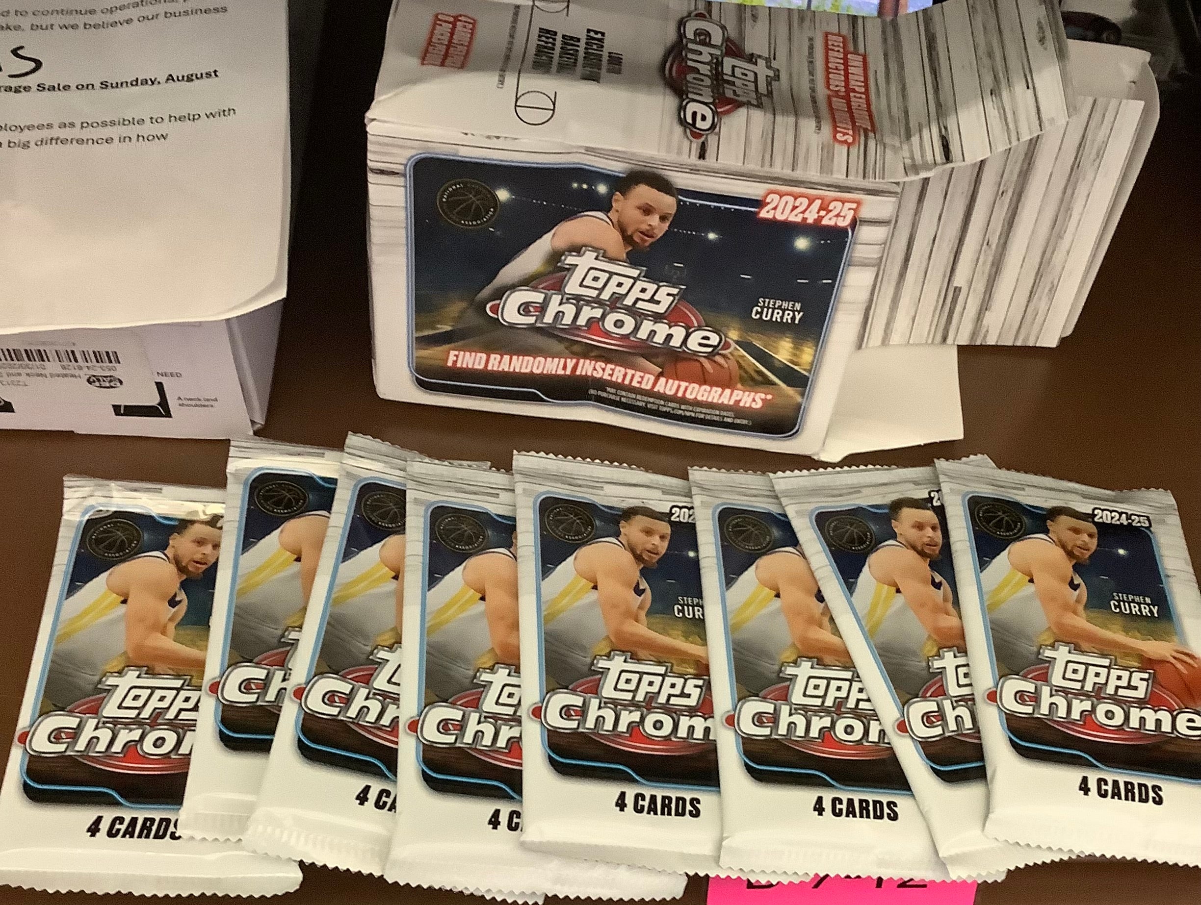 2024-25 Topps NBA Chrome Basketball Trading Card Blaster Box – Discount ...