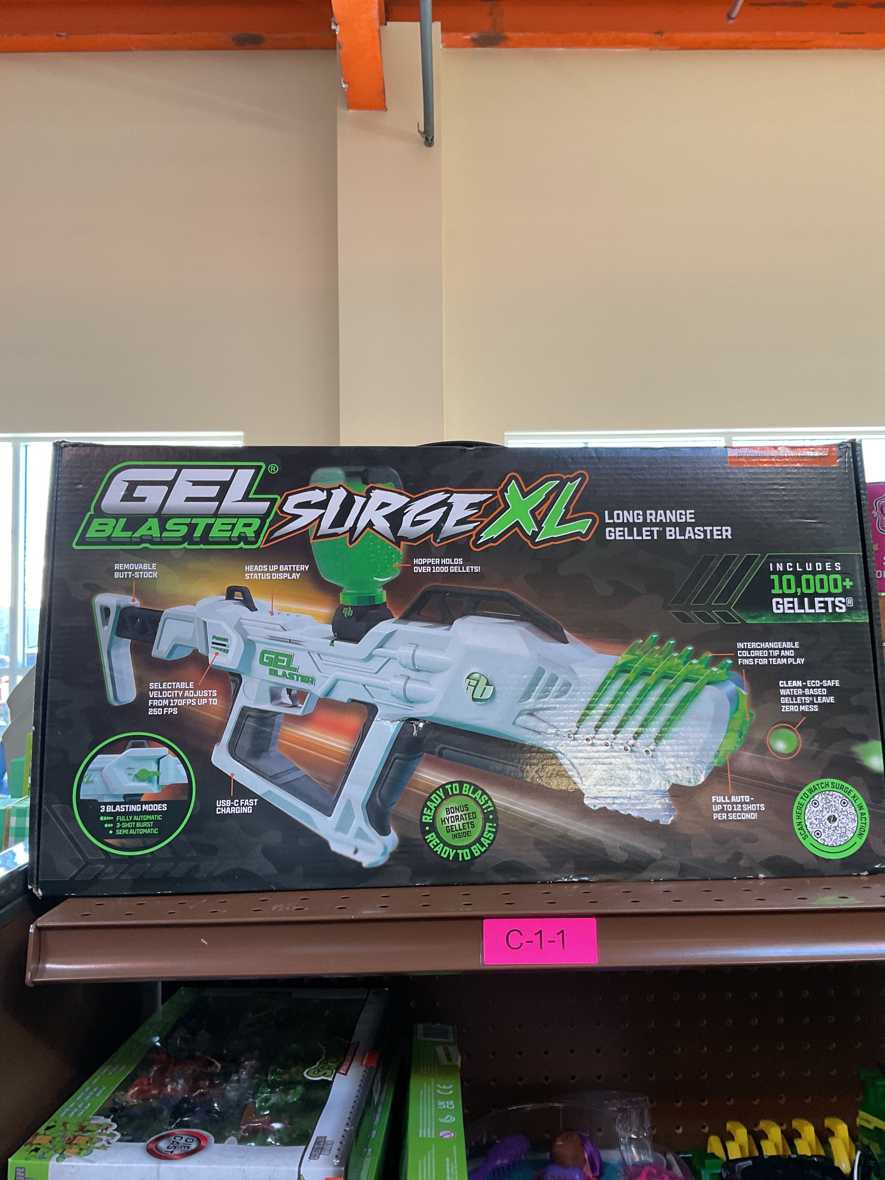 (Clearance)Gel Blaster Surge XL Day 'N' Nite Water Bead Blaster, Glow ...