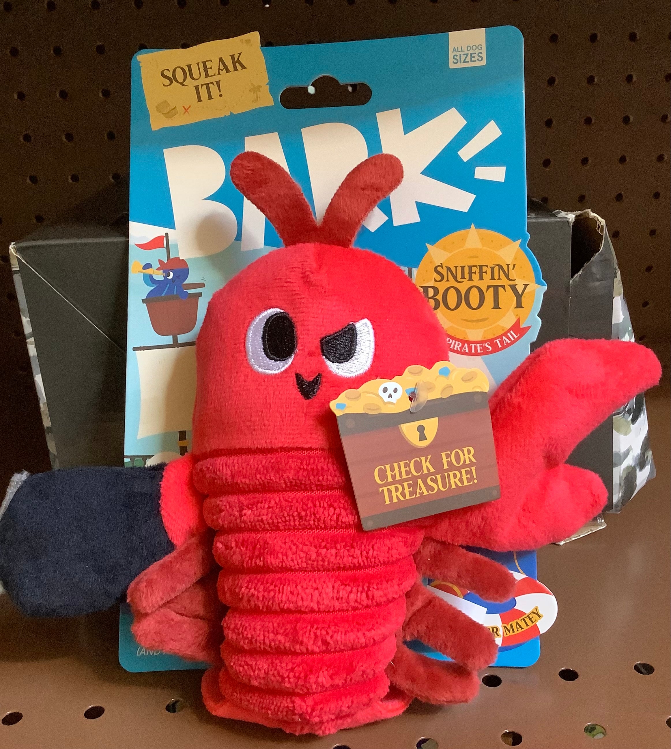 BARK Sniffin Booty Lobst-Arr Matey Dog Animal Plush Toy – Discount 70 ...