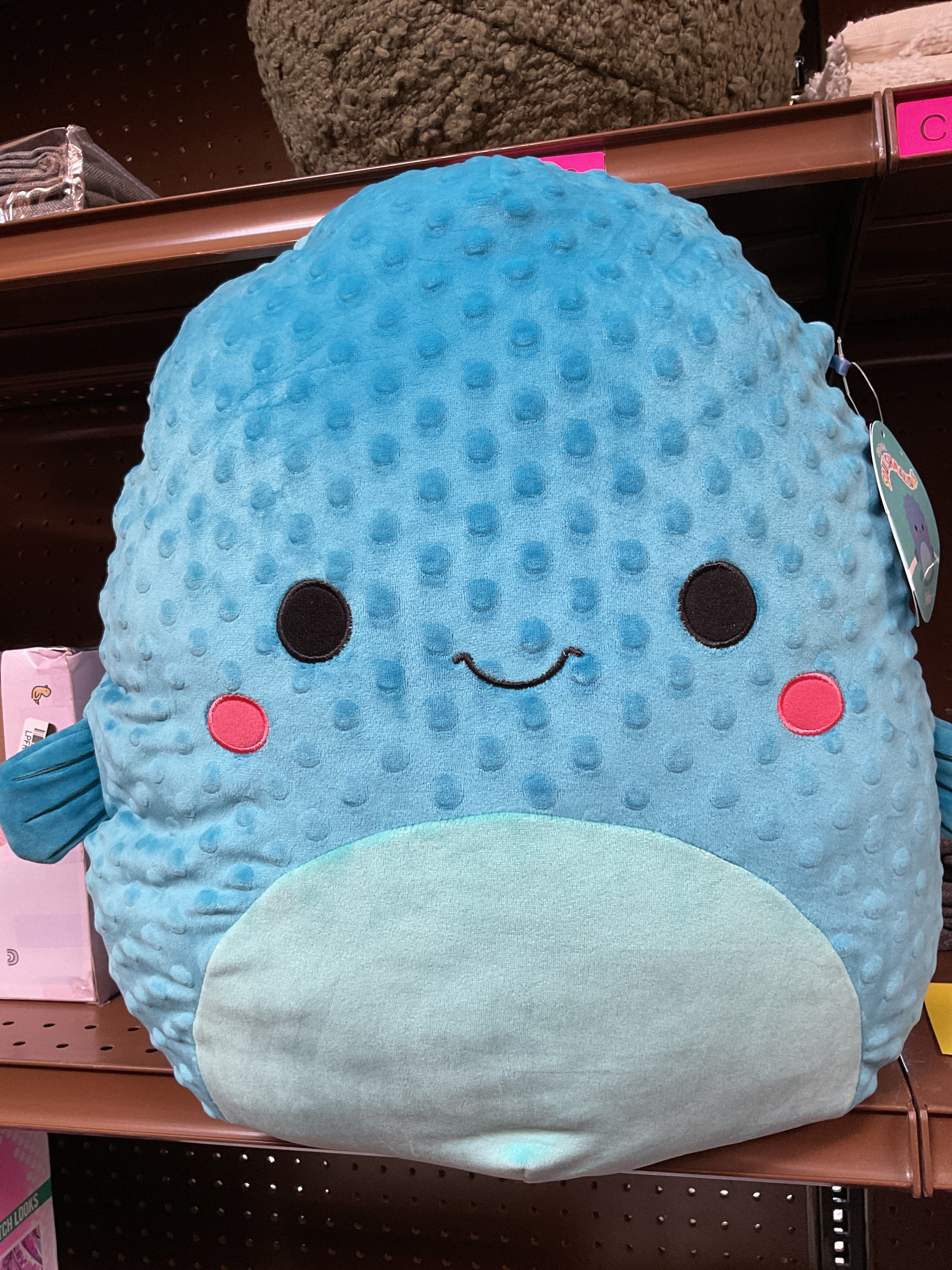 Squishmallows 10" Refalo The Blue Pufferfish - Official Kellytoy Plush ...