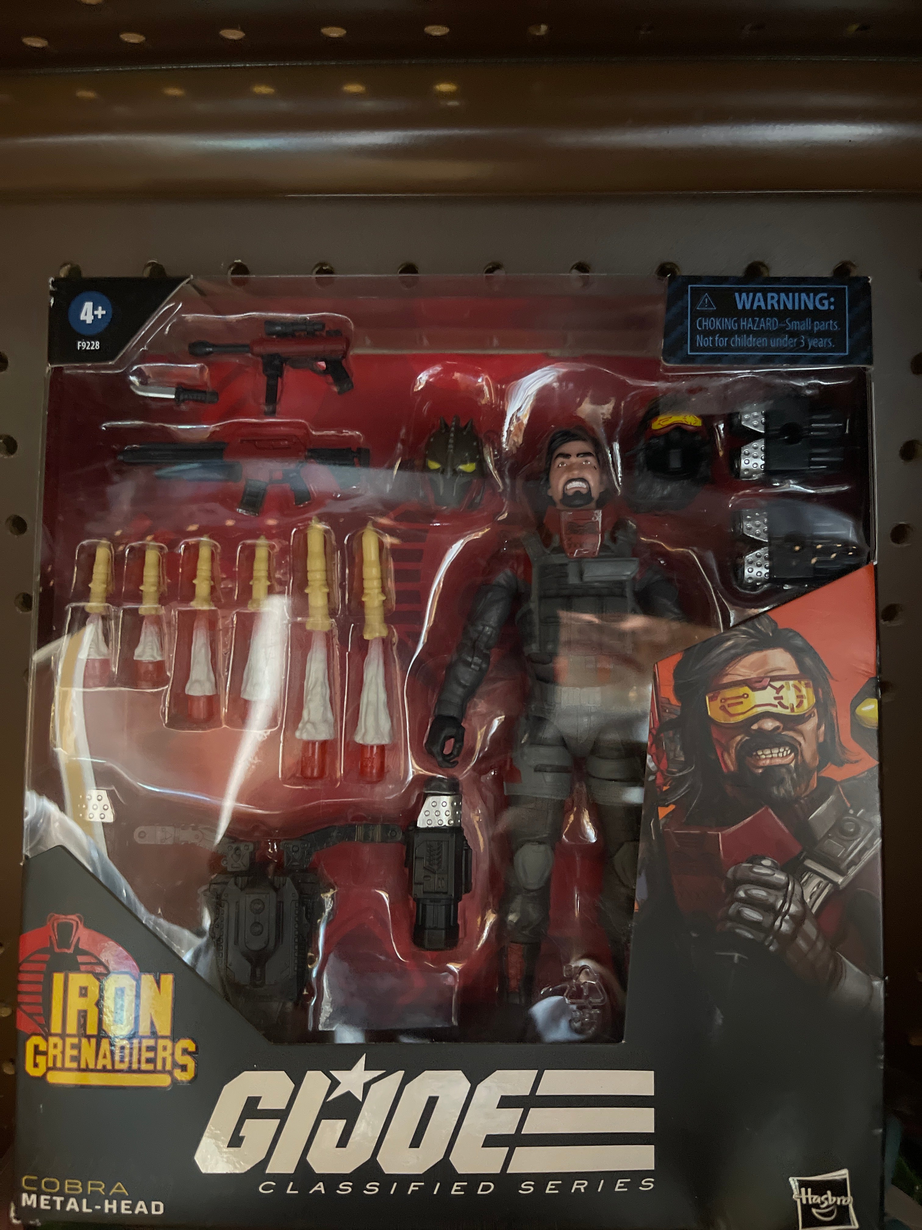 G.I. Joe Classified Series #118, Iron Grenadier Metal-Head, Deluxe 6 ...