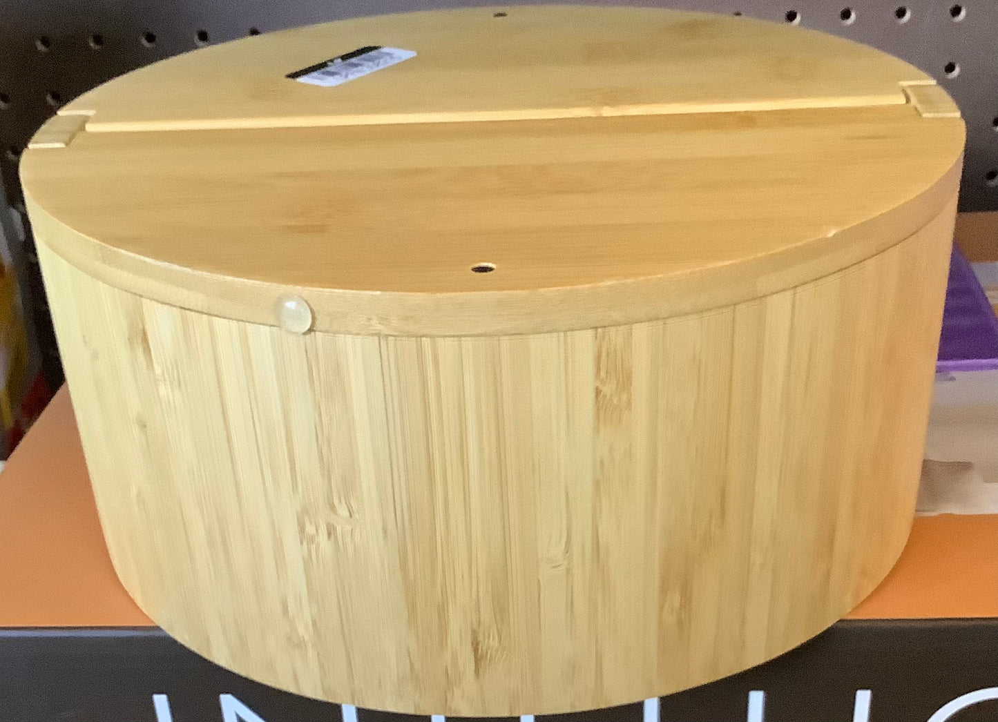 Circular Hinge Lid Bamboo Countertop Organizer – Discount 70 Online