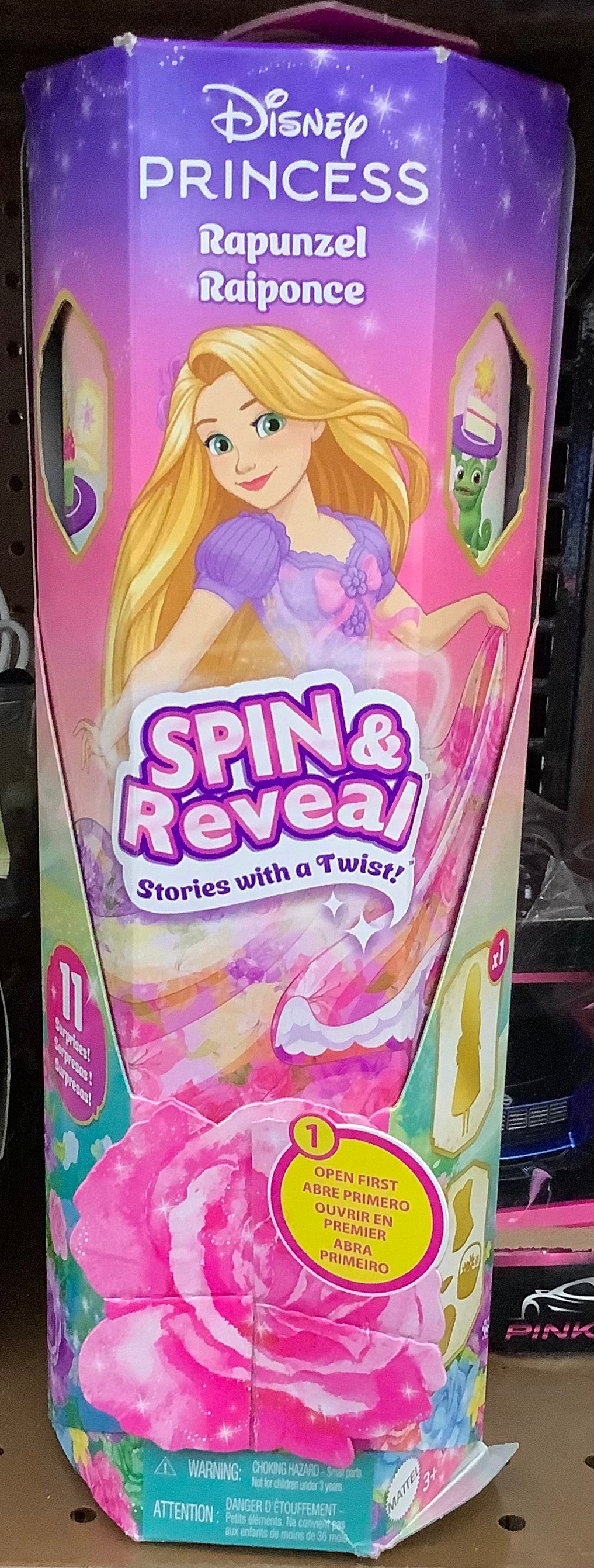 Disney Princess Spin & Reveal Rapunzel Fashion Doll & Accessories with ...