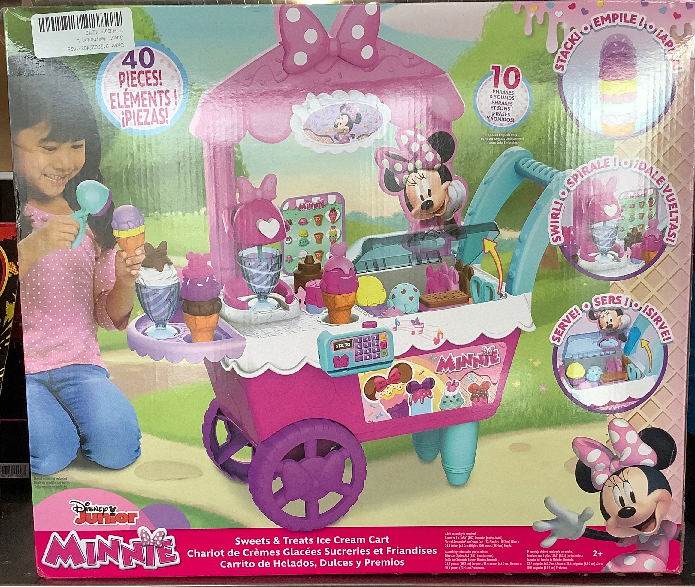 Minnie Mouse Sweets & Treats Ice Cream Cart – Discount 70 Online