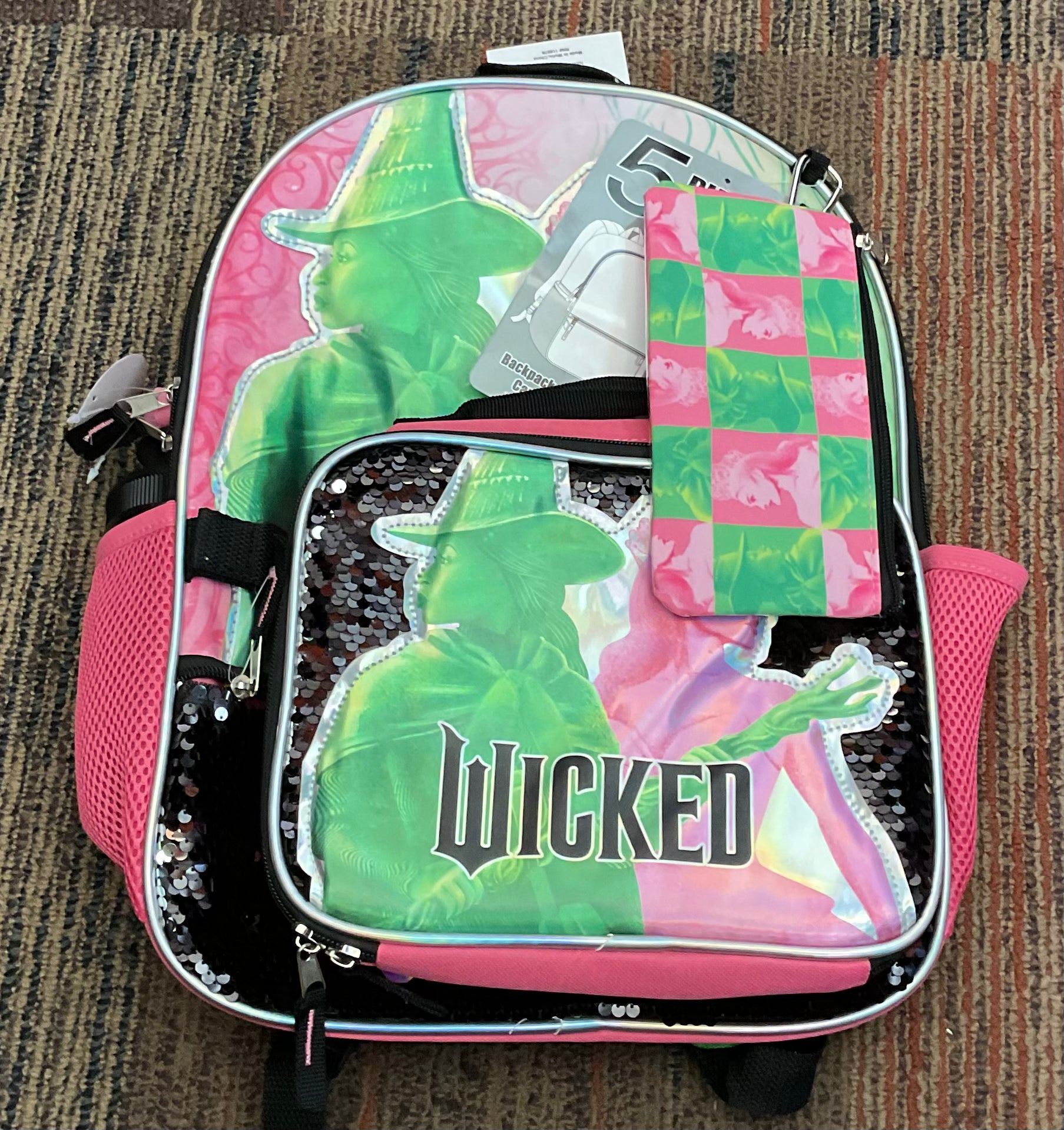 5 Piece Wicked Backpack Set with Matching Lunch Bag – Discount 70 Online