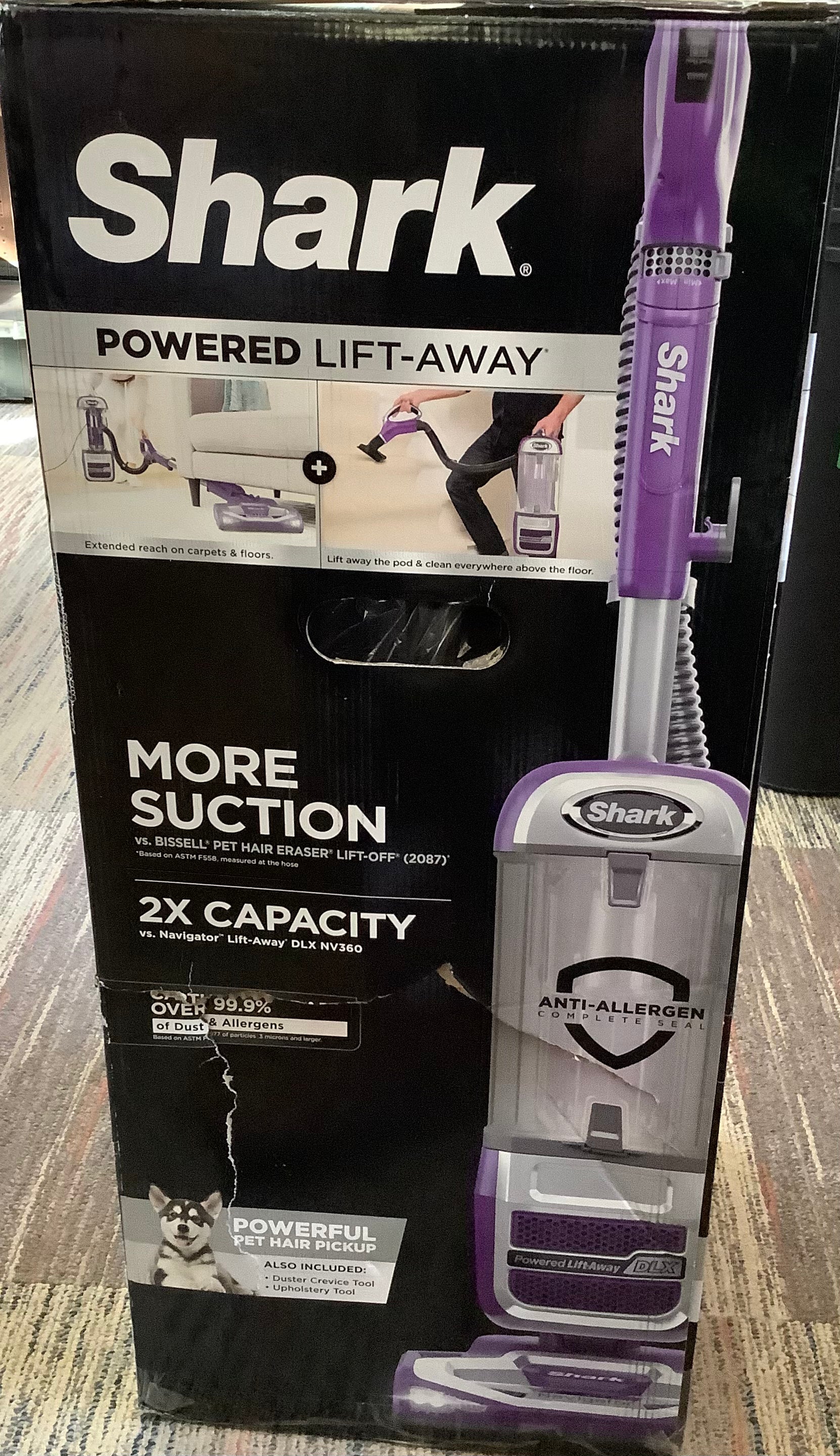 Shark Navigator Powered Lift-Away Upright Vacuum - NV586: HEPA Filter ...