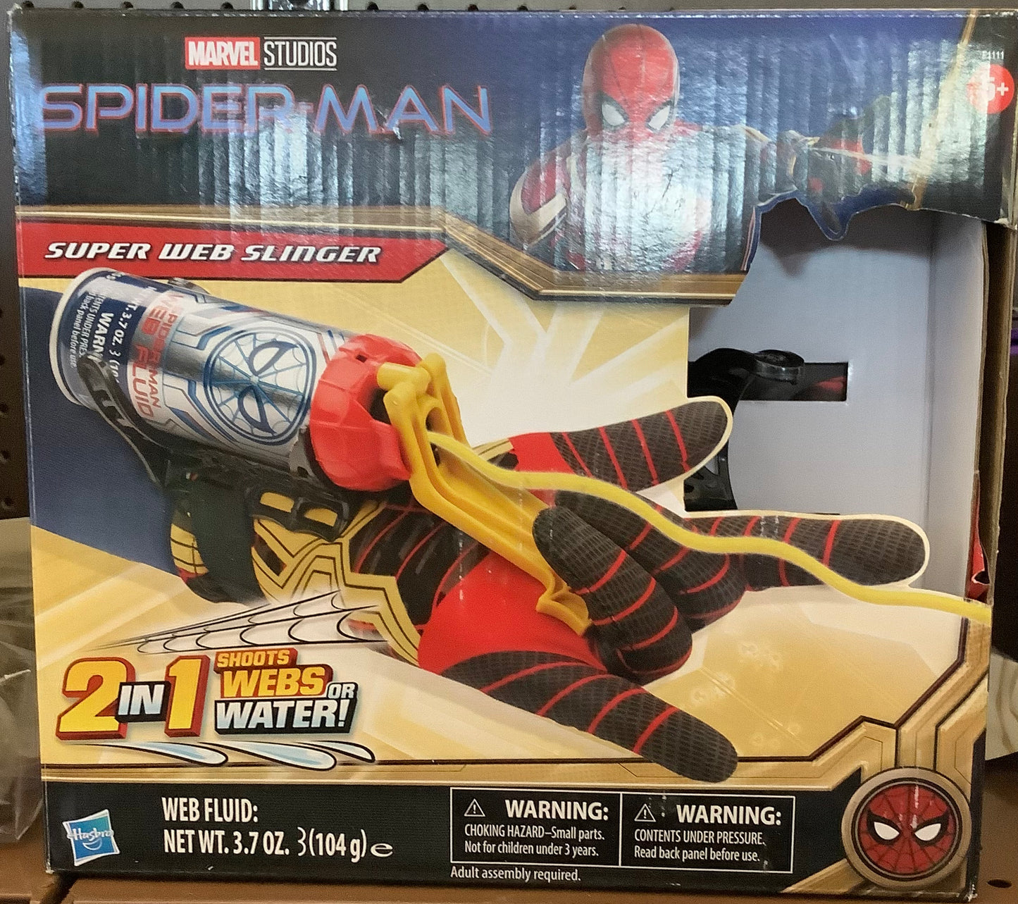 BOX MAY BE DAMAGED!!! Hasbro Marvel Spider-Man Super Web Slinger ...