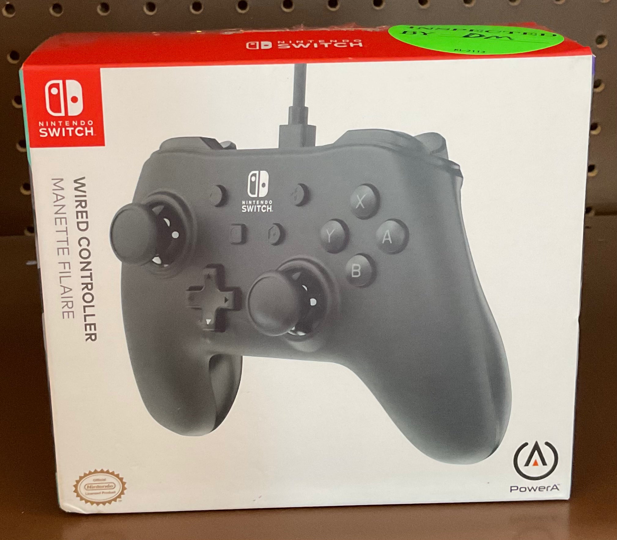 PowerA Wired Controller for Nintendo Switch - Black: Ergonomic Design ...