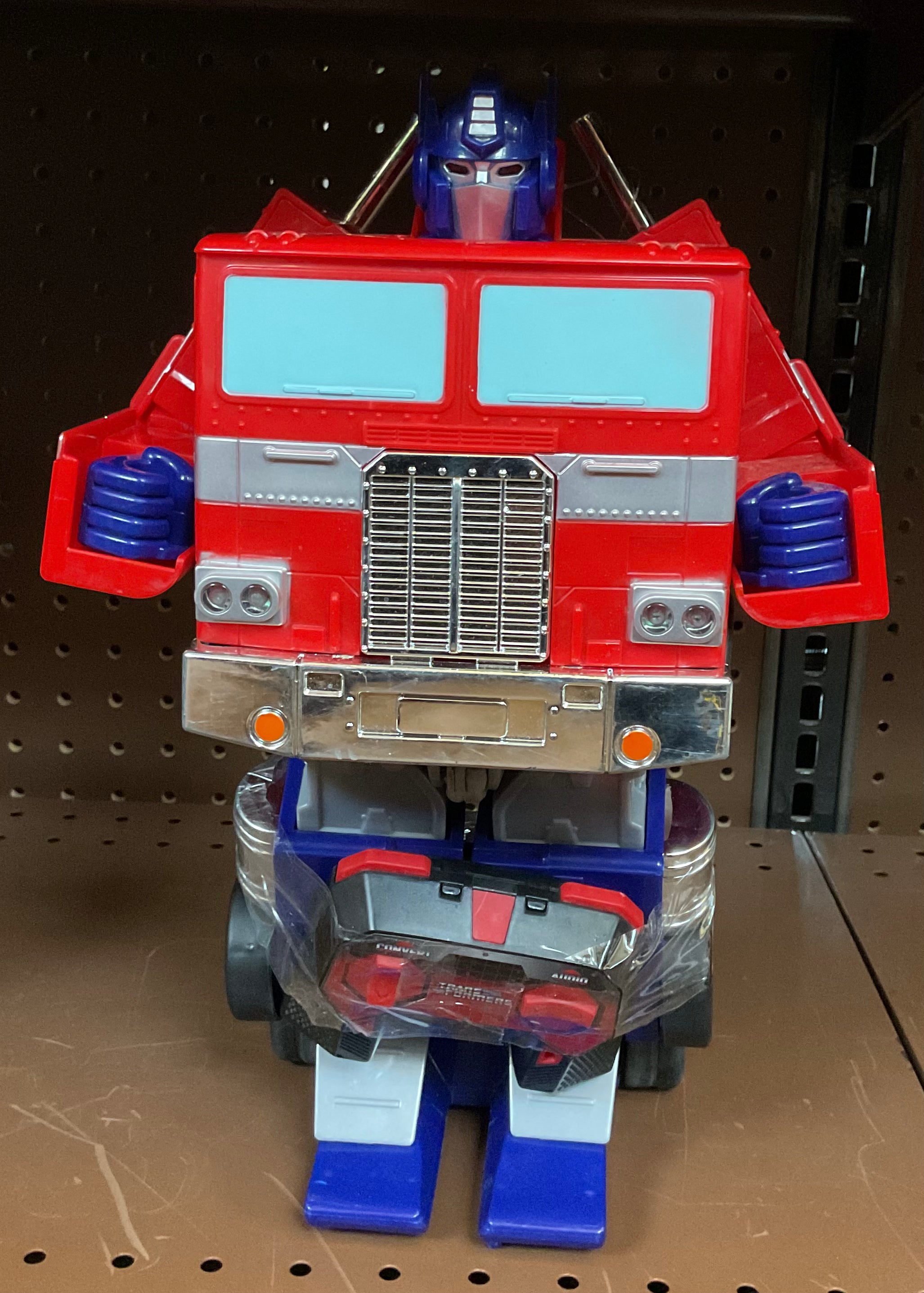 THRIFTY 70- Transformers Optimus Prime Remote Control Converting Vehic ...