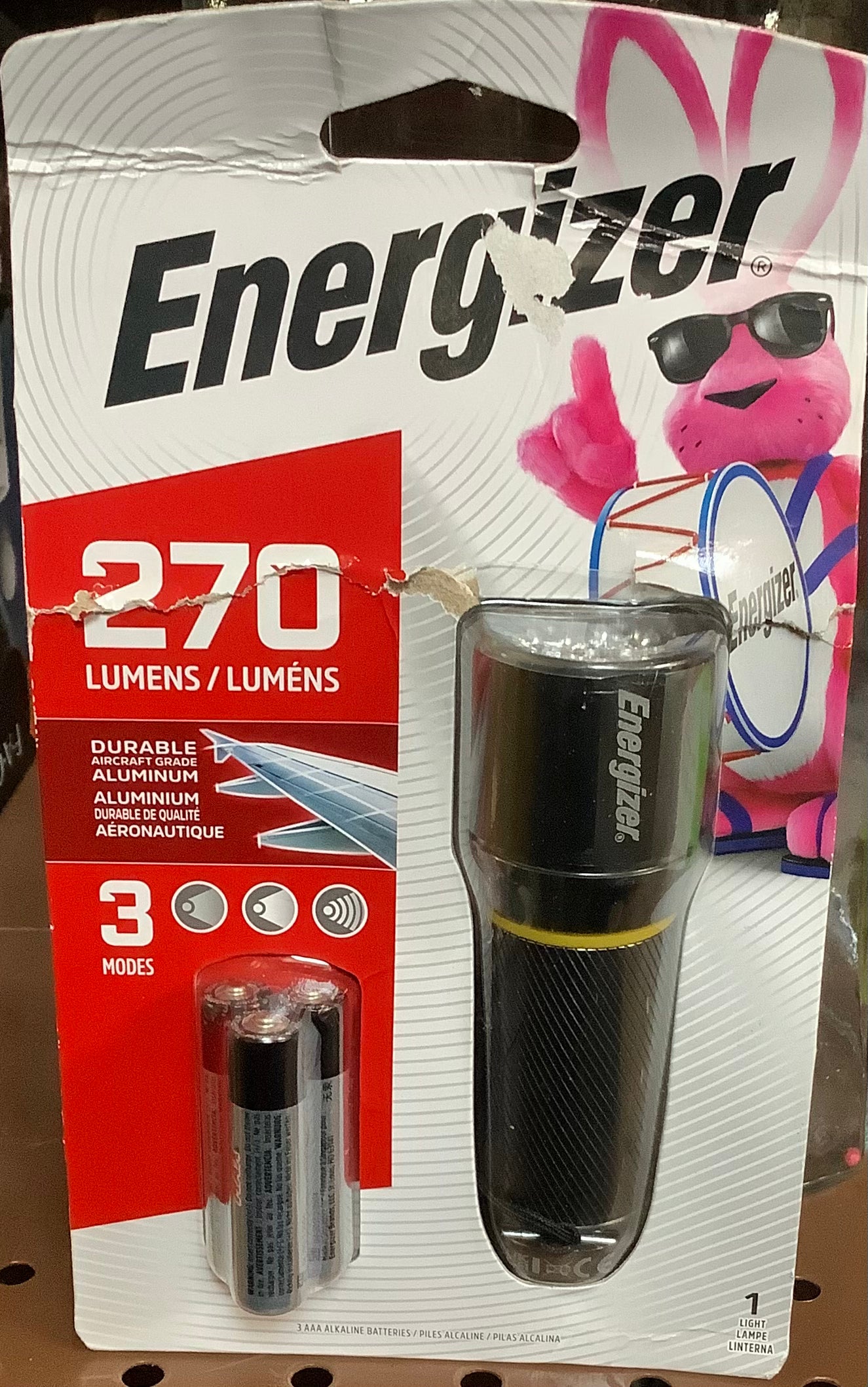 Energizer Vision HD Compact Flashlight - LED - 270 Im Lumen - 3 x AA ...