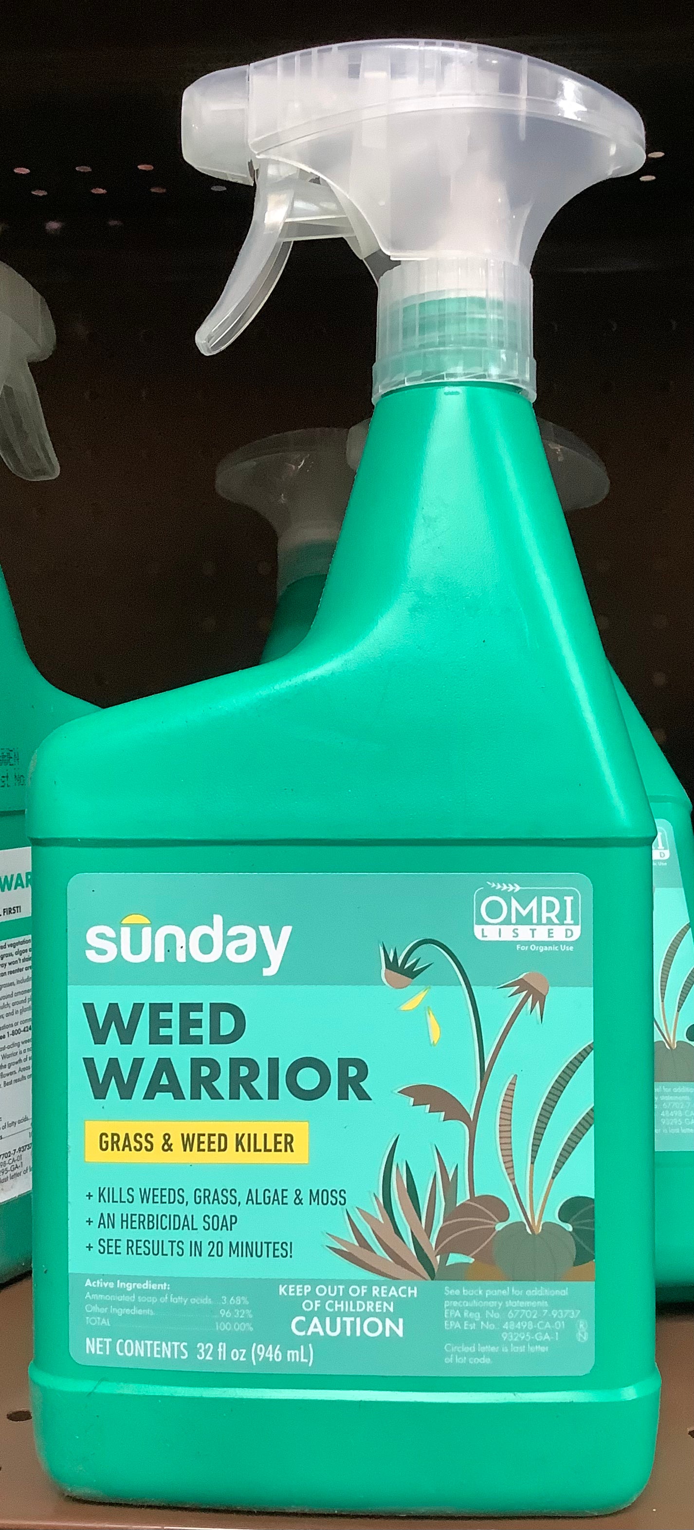 Sunday 32oz Weed Warrior Herbicide Spot Treatment – Discount 70 Online