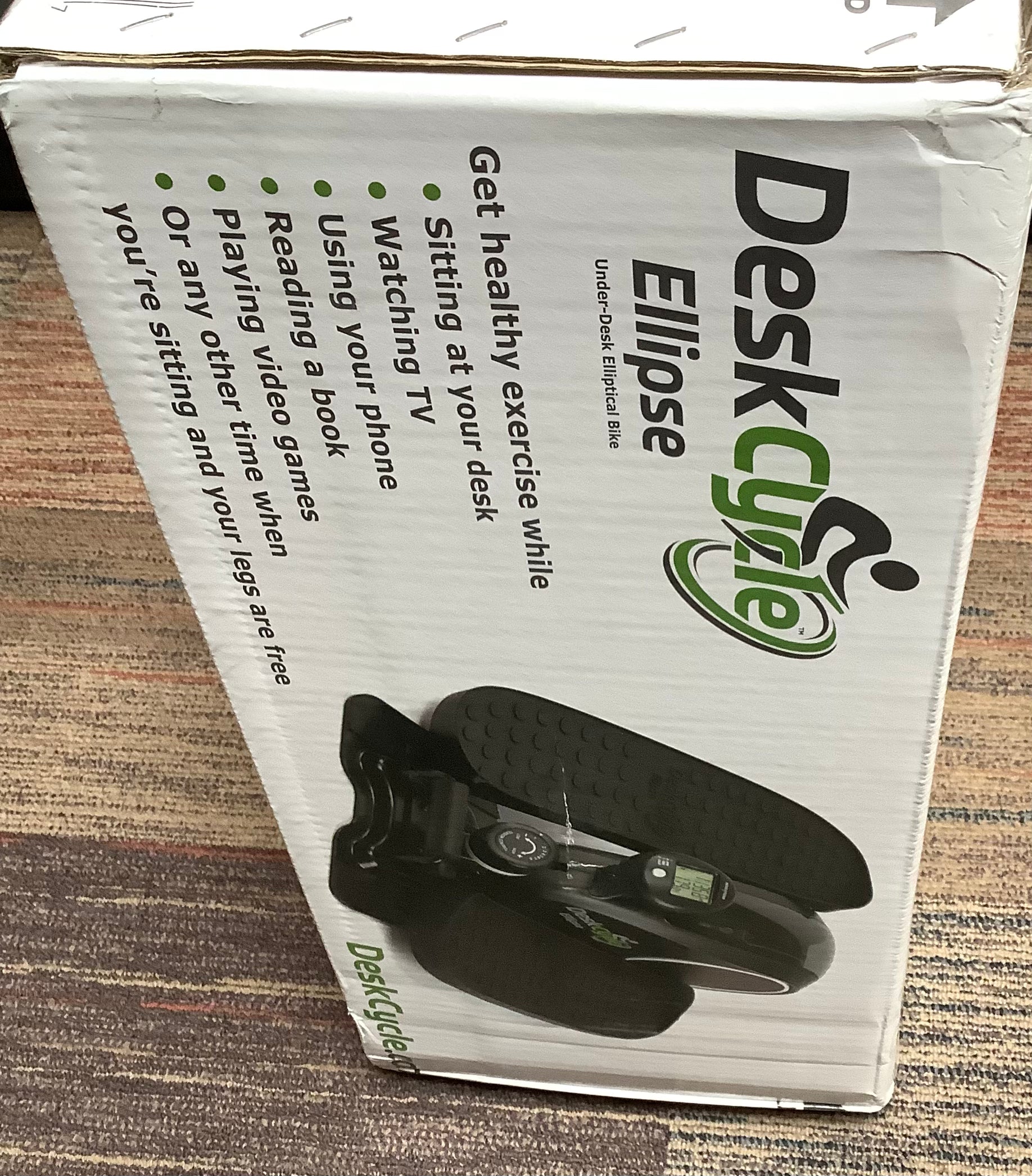 DeskCycle Ellipse Leg Exerciser Under Desk Elliptical Machine and Foot ...