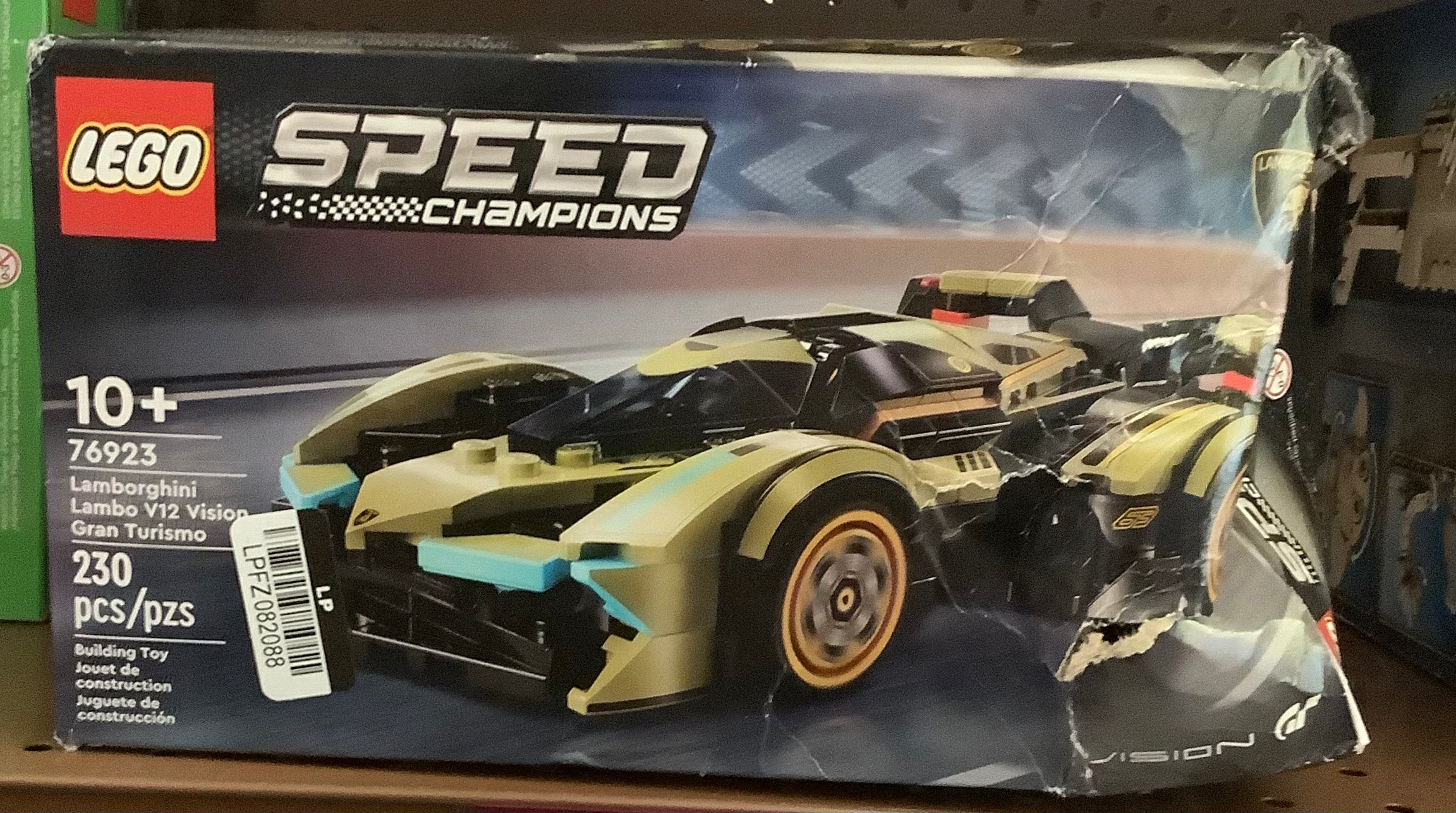 DAMAGED BOX AS IS!!!! LEGO Speed Champions Lamborghini Lambo V12 Visio ...