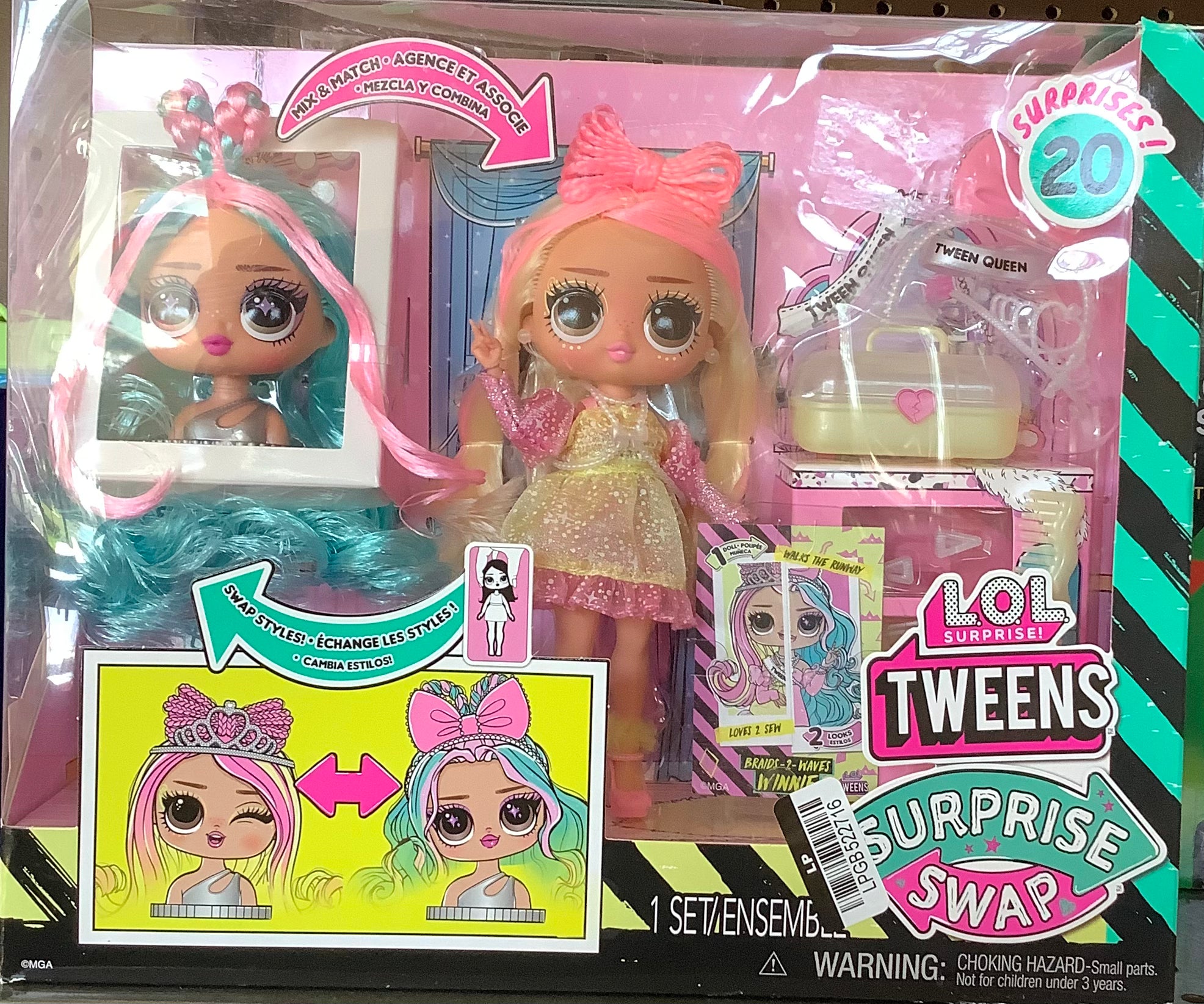 L.O.L. Surprise! Tweens Surprise Swap Braids-2-Waves Winnie Fashion Do ...