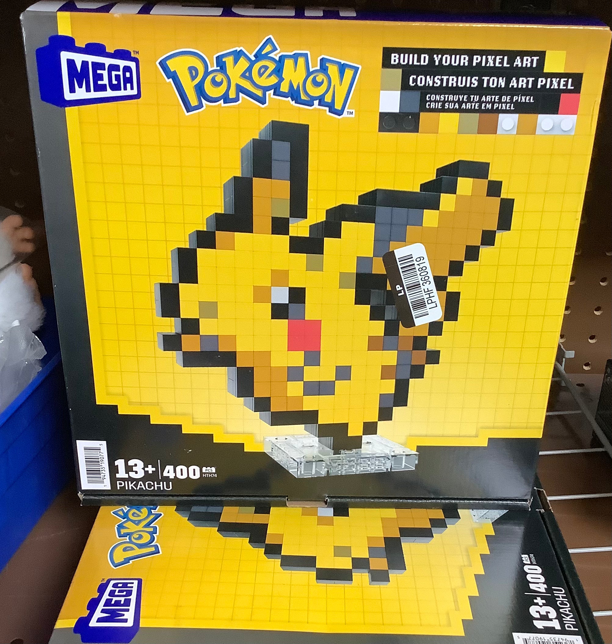 MEGA Pokémon Pikachu Building Toy Kit (400 Pieces) Retro Set for Colle ...