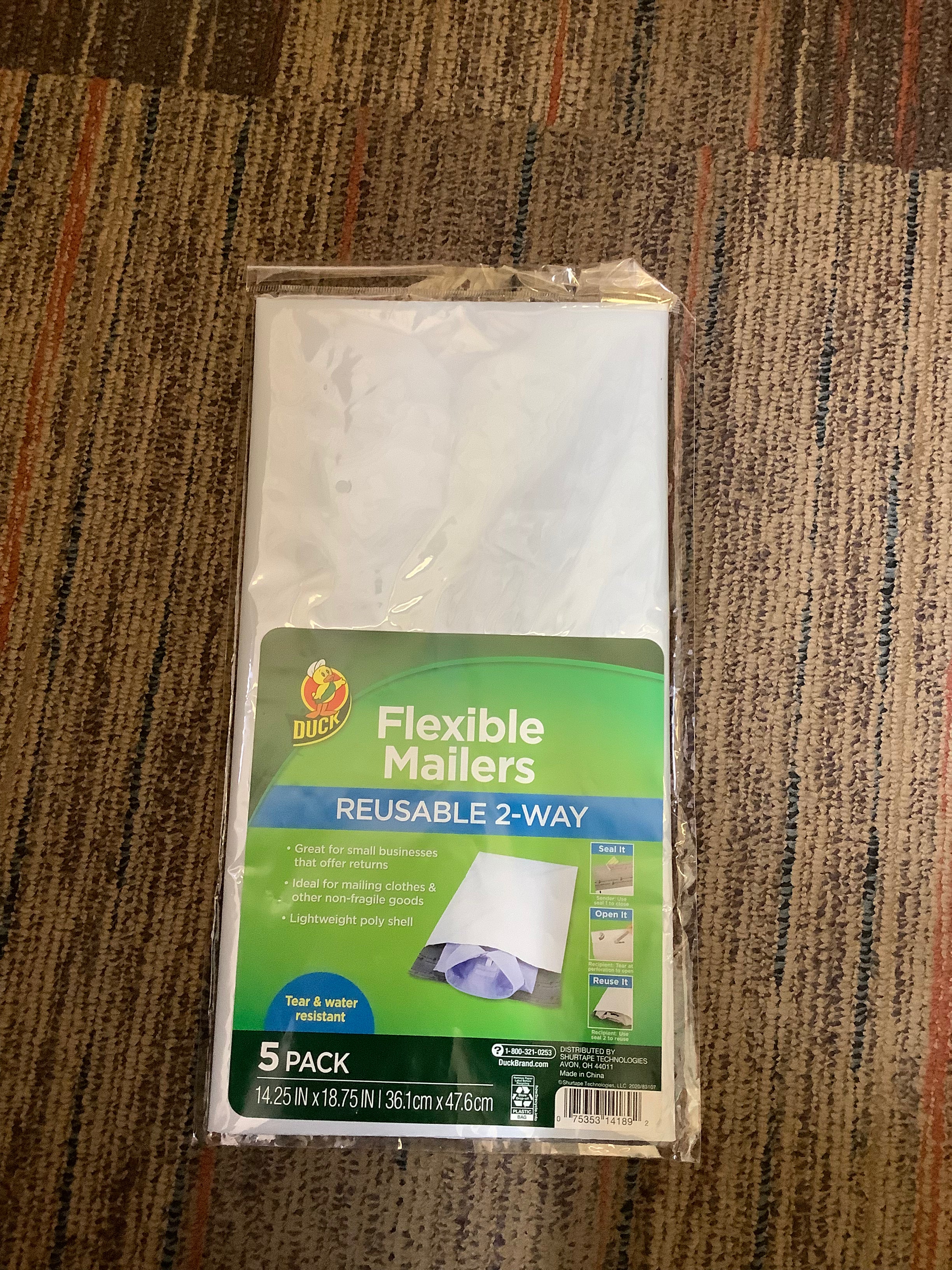 (CLEARANCE) Duck Reusable 2-Way Flexible Mailers 5 pack – Discount 70 ...