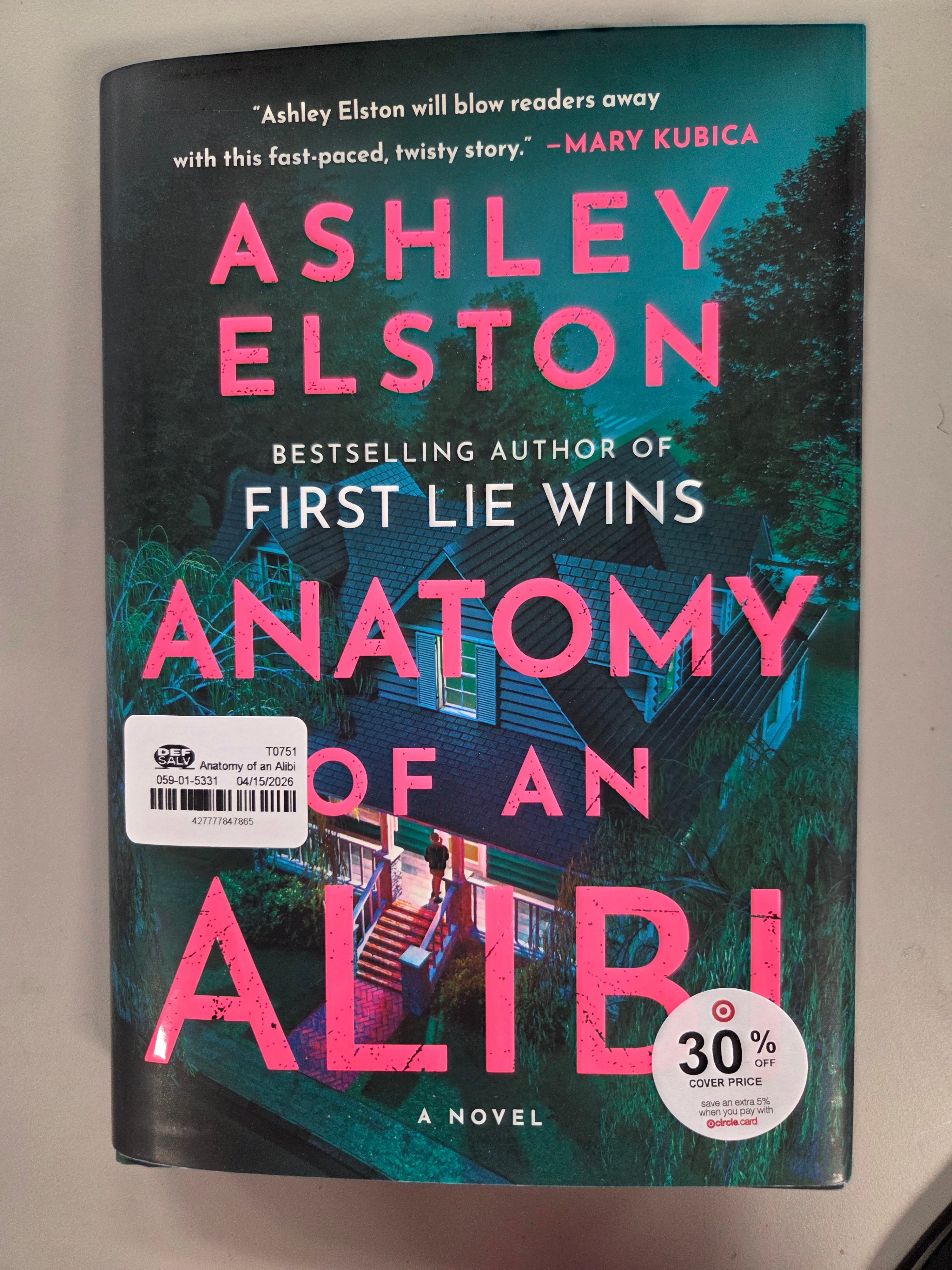 Anatomy of an alibi by Ashley Elston – Discount 70 Online
